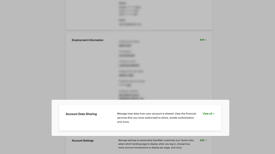 How to revoke access to third-party apps on EasyWeb