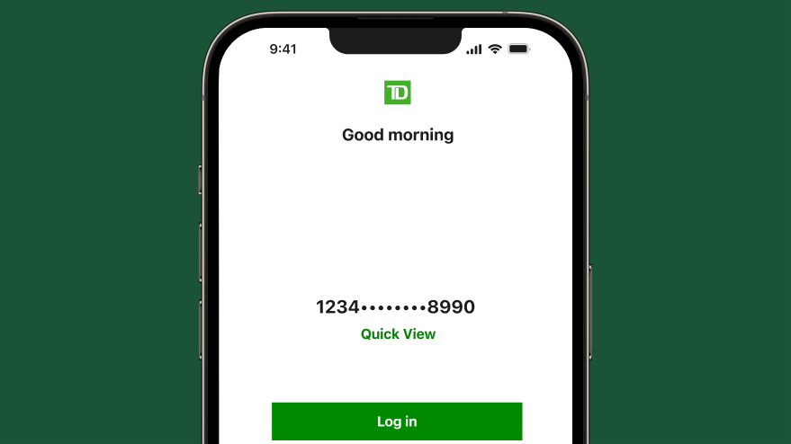 How to view or cancel a scheduled payment on the TD app