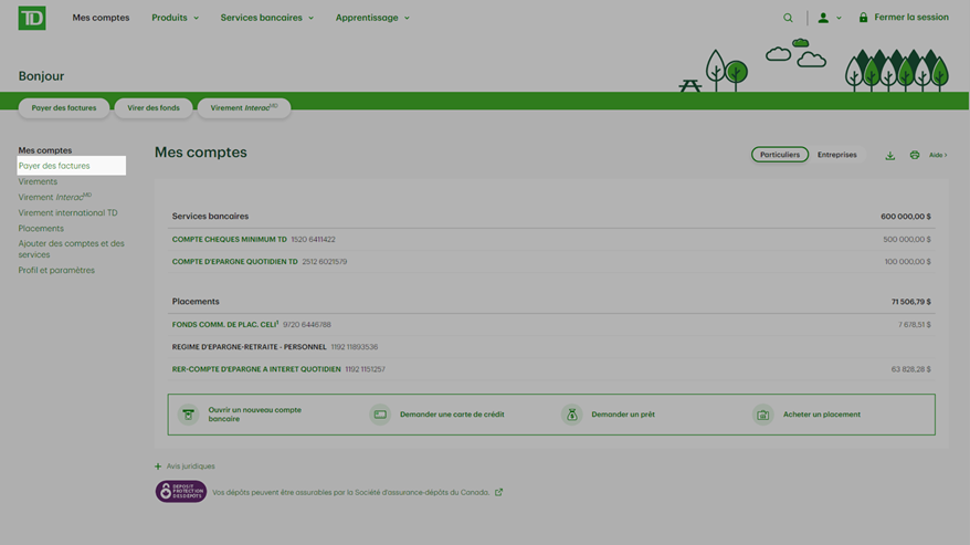 Comment consulter et annuler des paiements dans BanqueNet | TD Canada Trust