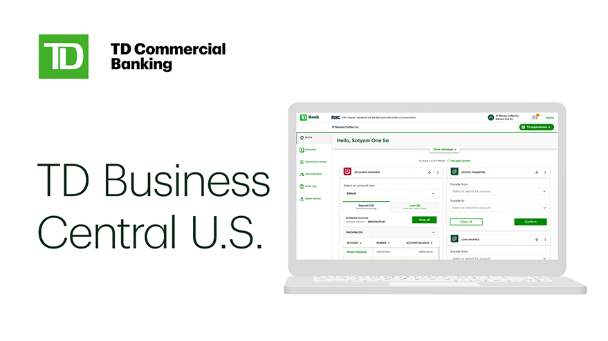 Online Corporate Treasury Management | TD eTreasury